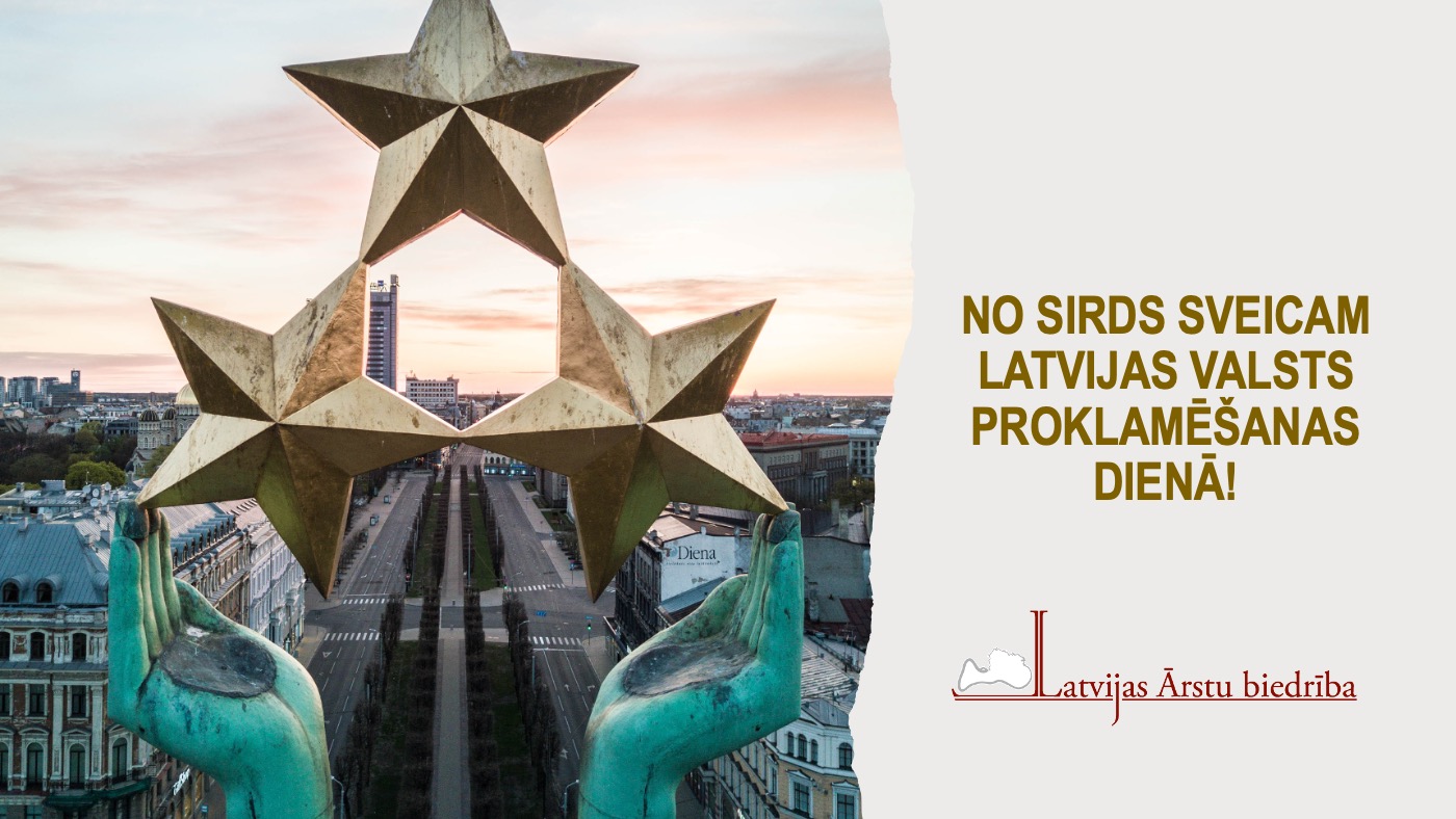 Sveiciens svētkos! – Latvijas Ārstu biedrība