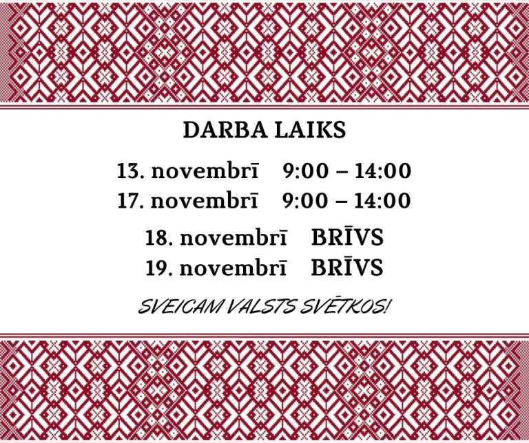 Mainīts darba laiks – Latvijas Ārstu biedrība